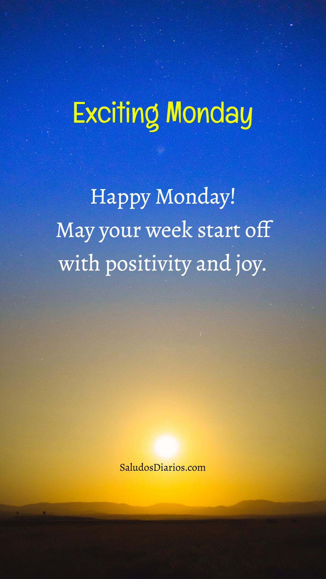 Exciting Monday, Good morning, Friends, Phrases - Saludos Diarios Exciting Monday, Good morning, Friends, Phrases - Saludos Diarios